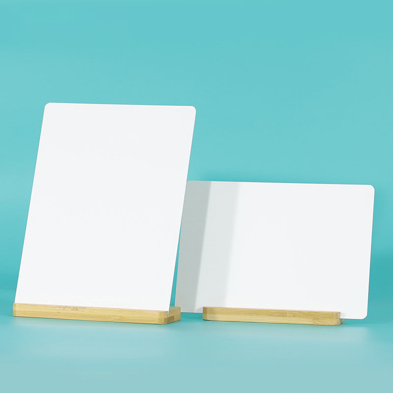 Aluminium Sheet + Bamboo Base 17.8cm x 12.7cmSubkimation Supplie ...