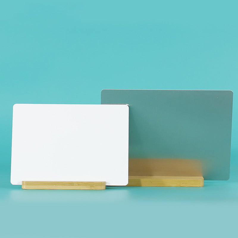 Aluminium Sheet + Bamboo Base 17.8cm x 12.7cmSubkimation Supplie ...