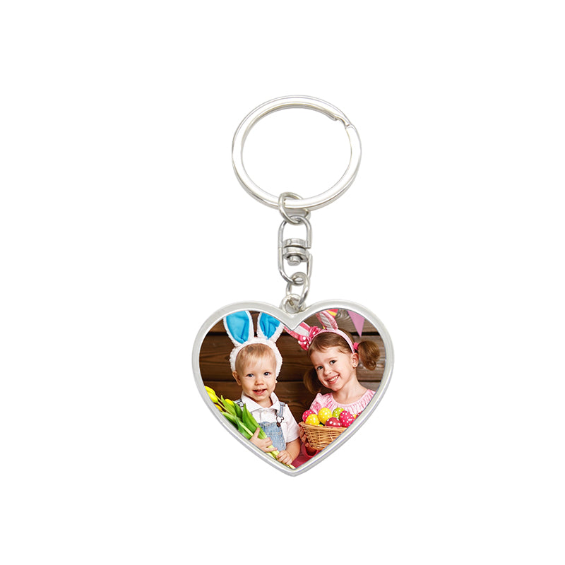 Sublimation Blank Keyring - Heart - UKBLANKS Sublimation Supplies ...