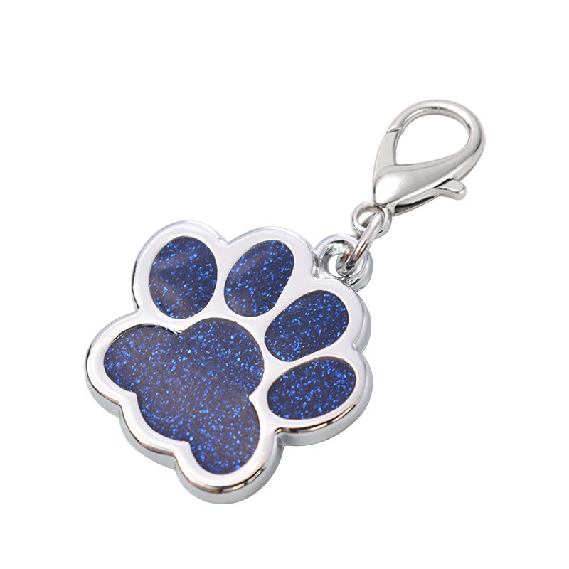 Laser Supplies - Dog Tag - Blue Glitter Paw For Small Pets Wholesale ...