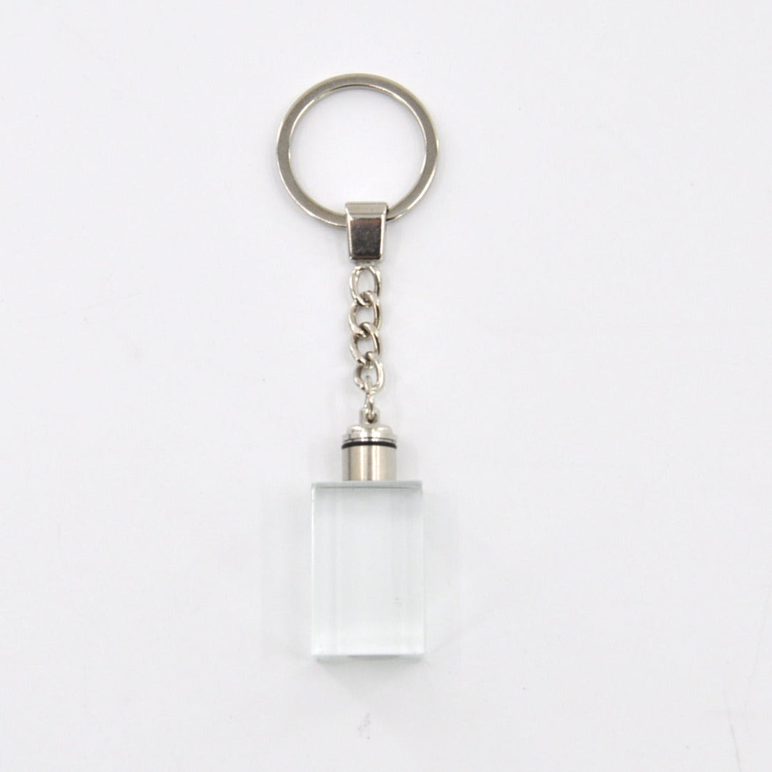 LED Crystal keyring - rectangle - Engravable supplies TB Engravables ...